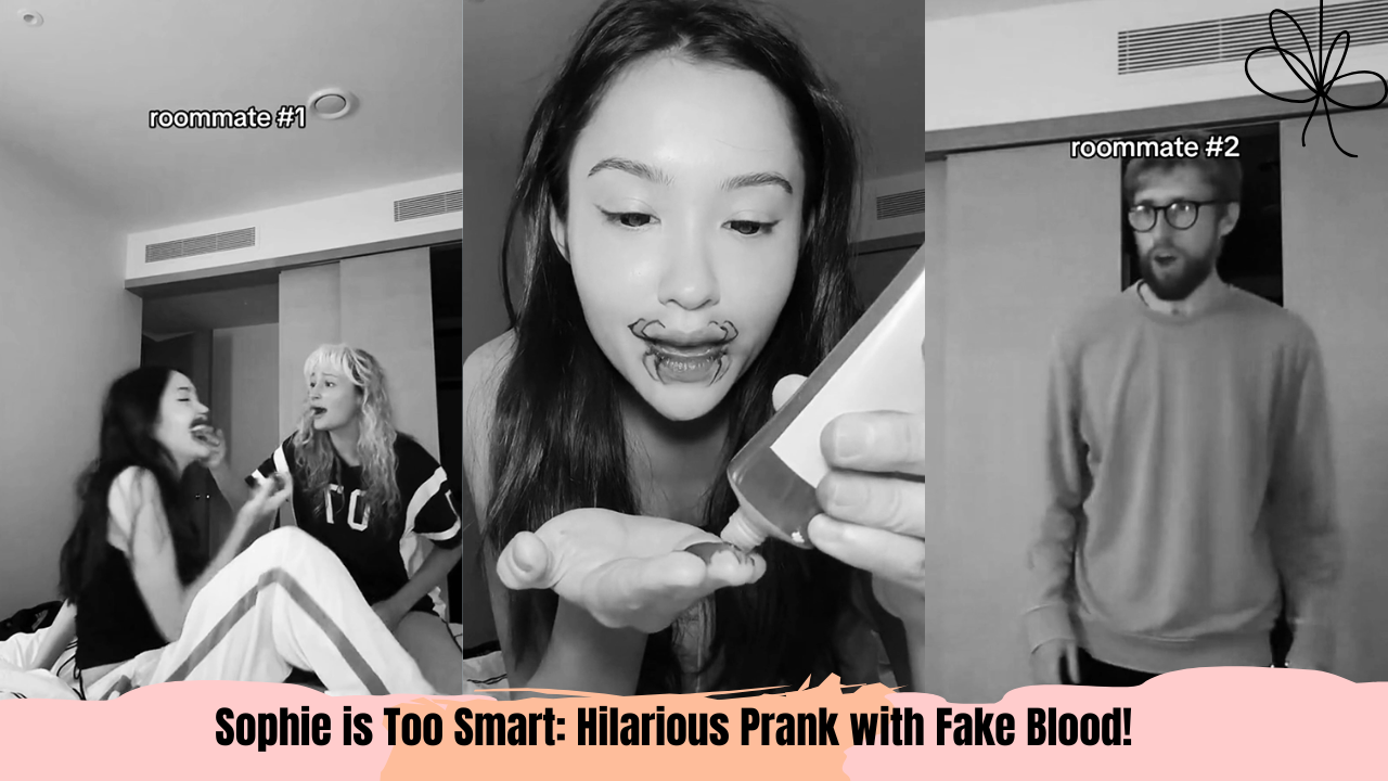 Sophie is Too Smart: Hilarious Prank with Fake Blood!