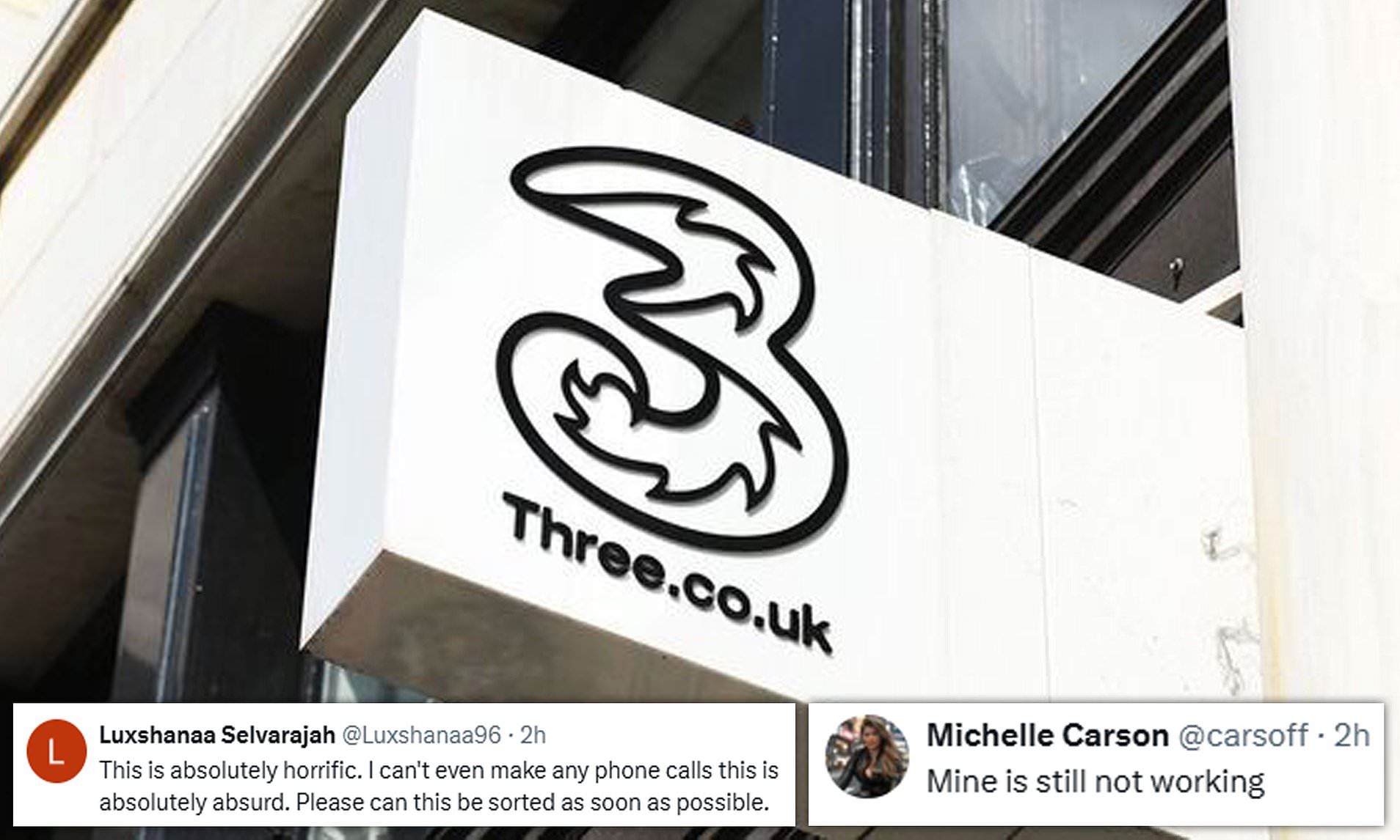 Three UK outage left users unable to ring 999 after network went down