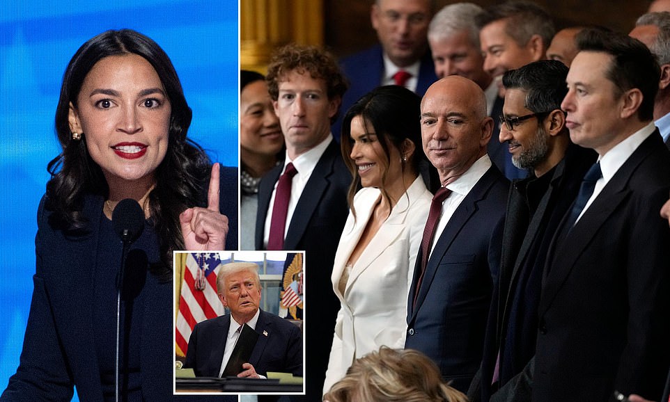 AOC says Trump's second term is a 'billionaire feeding frenzy'