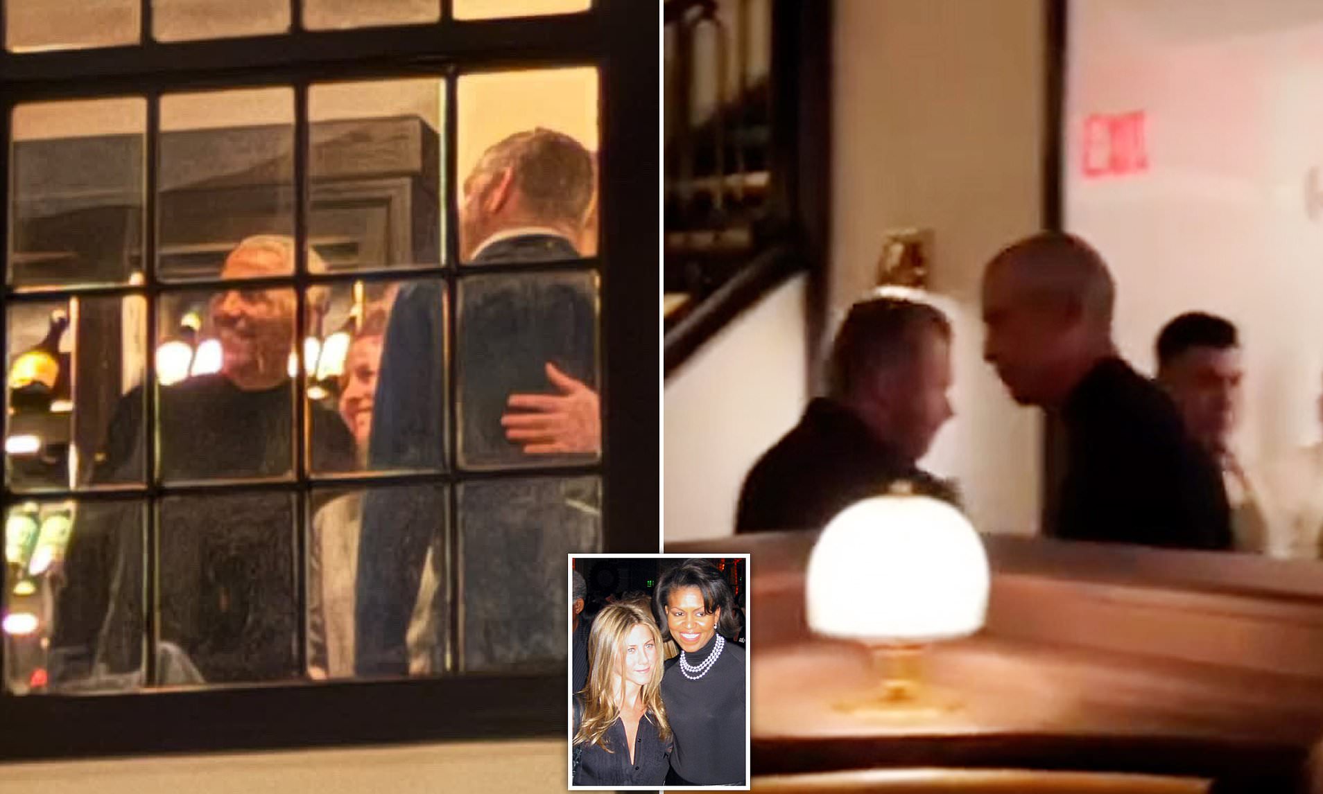 Obama spotted alone amid rumors about Jennifer Aniston