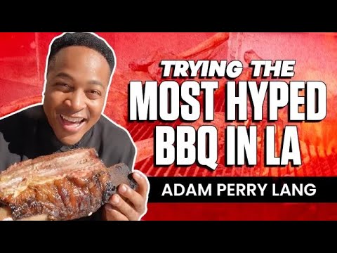 Trying the MOST HYPED BBQ in LA ($225 Tomahawk, Ribs & more at Adam ...