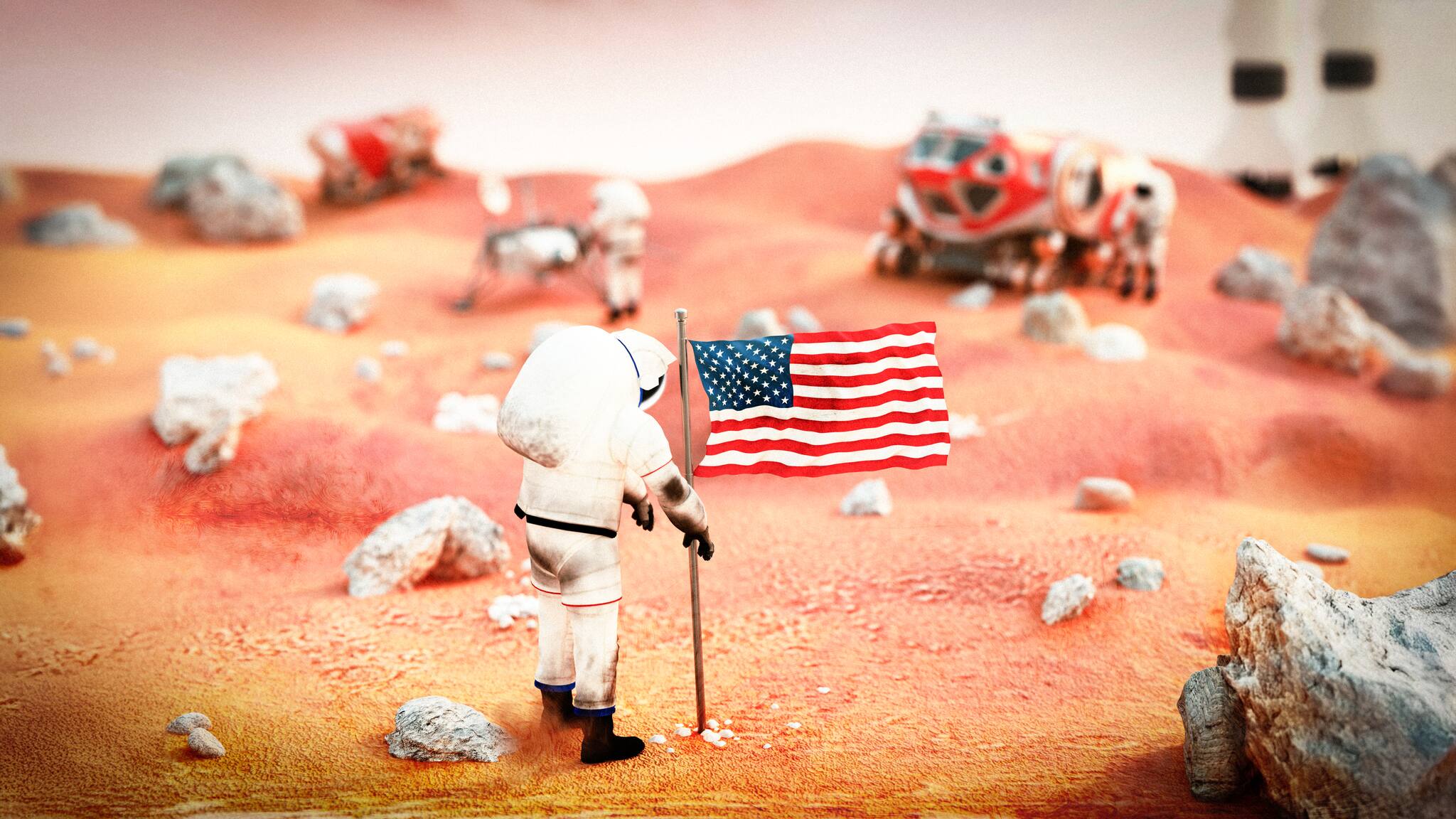 Trumps geplante Mars-Mission: „Technologisch ist das kein Problem“