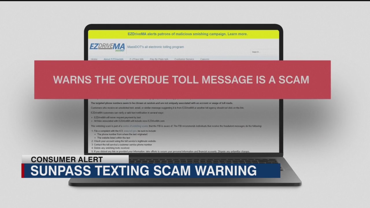 Law enforcement warns of SunPass texting scam