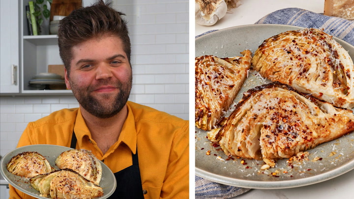 How to Make Roasted Garlic-Parmesan Cabbage