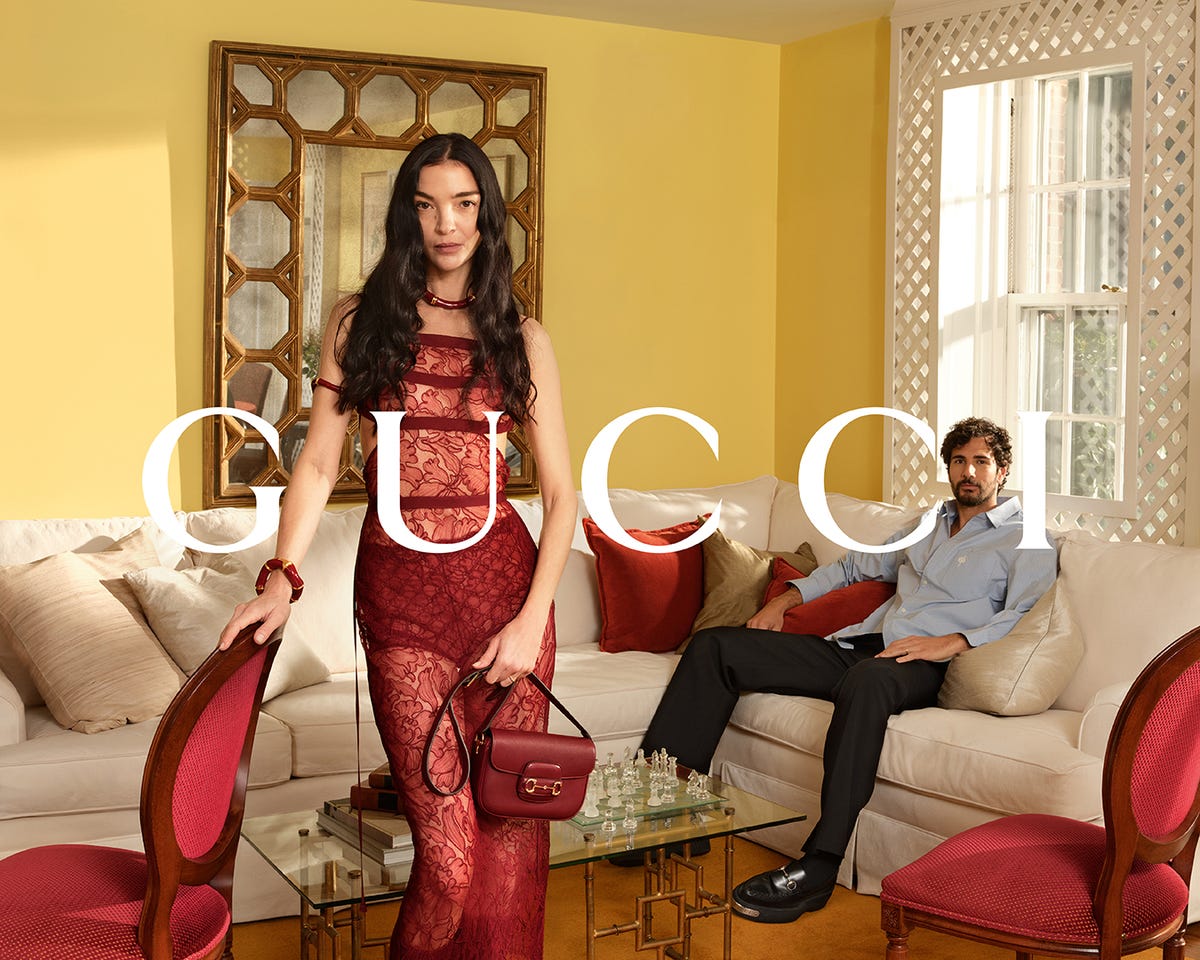 Mariacarla Boscono and Claudio Stecchi are madly in love in Gucci’s new ads