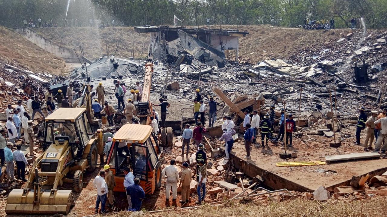 IN PHOTOS 8 killed after blast at ordnance factory in Maharashtras Bhandara