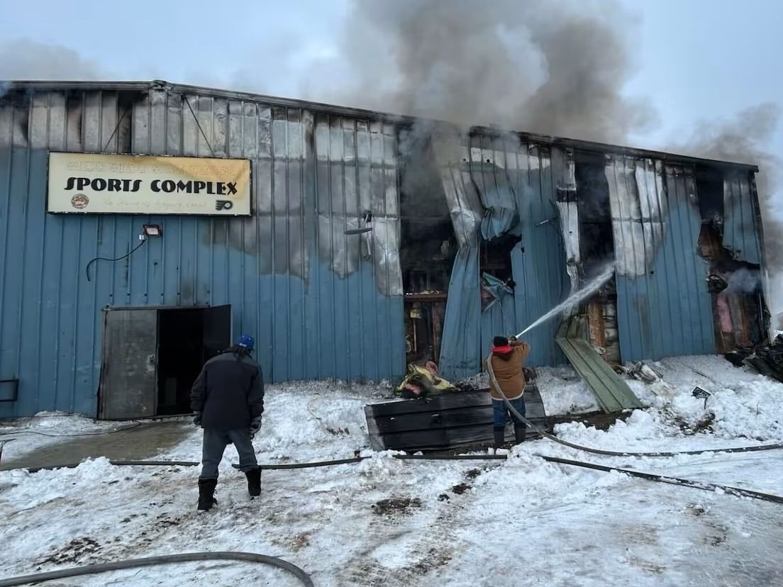 Fire devastates Berens River First Nation arena one week after ...