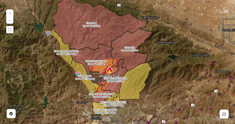 Where are mandatory evacuation orders for California wildfires Friday ...
