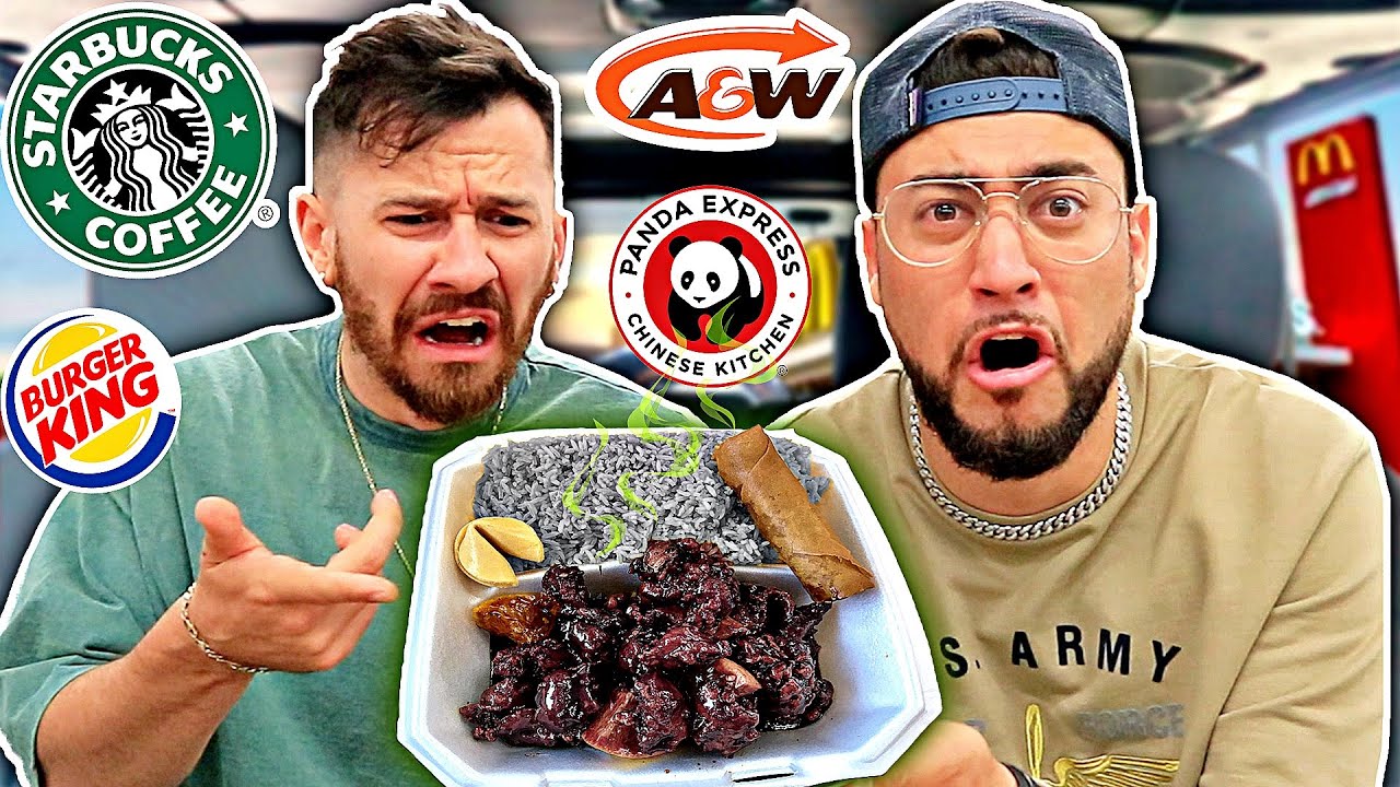 Eating fast food employees LEAST favourite foods for 24 hours - AWKWARD ...