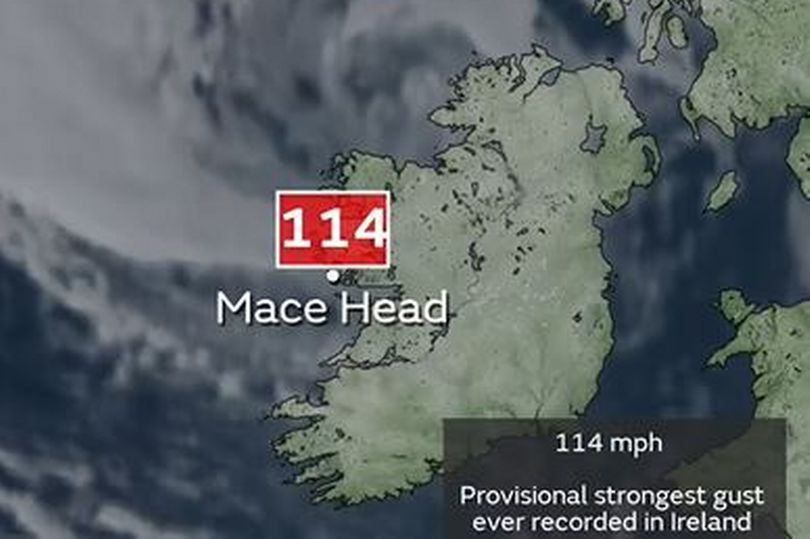 UK weather map shows powerful 'sting jet' creating record breaking ...