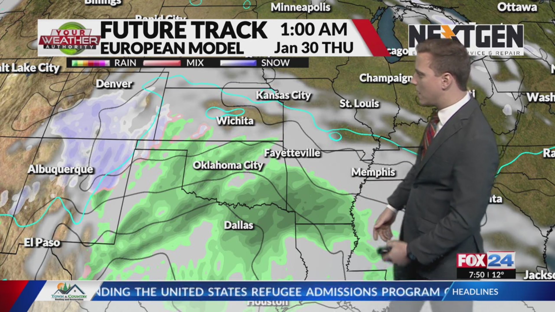 Friday, January 24 Morning Forecast