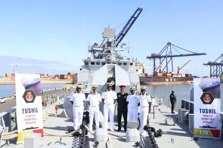 INS Tushil strengthens India-Namibia maritime ties with historic visit ...