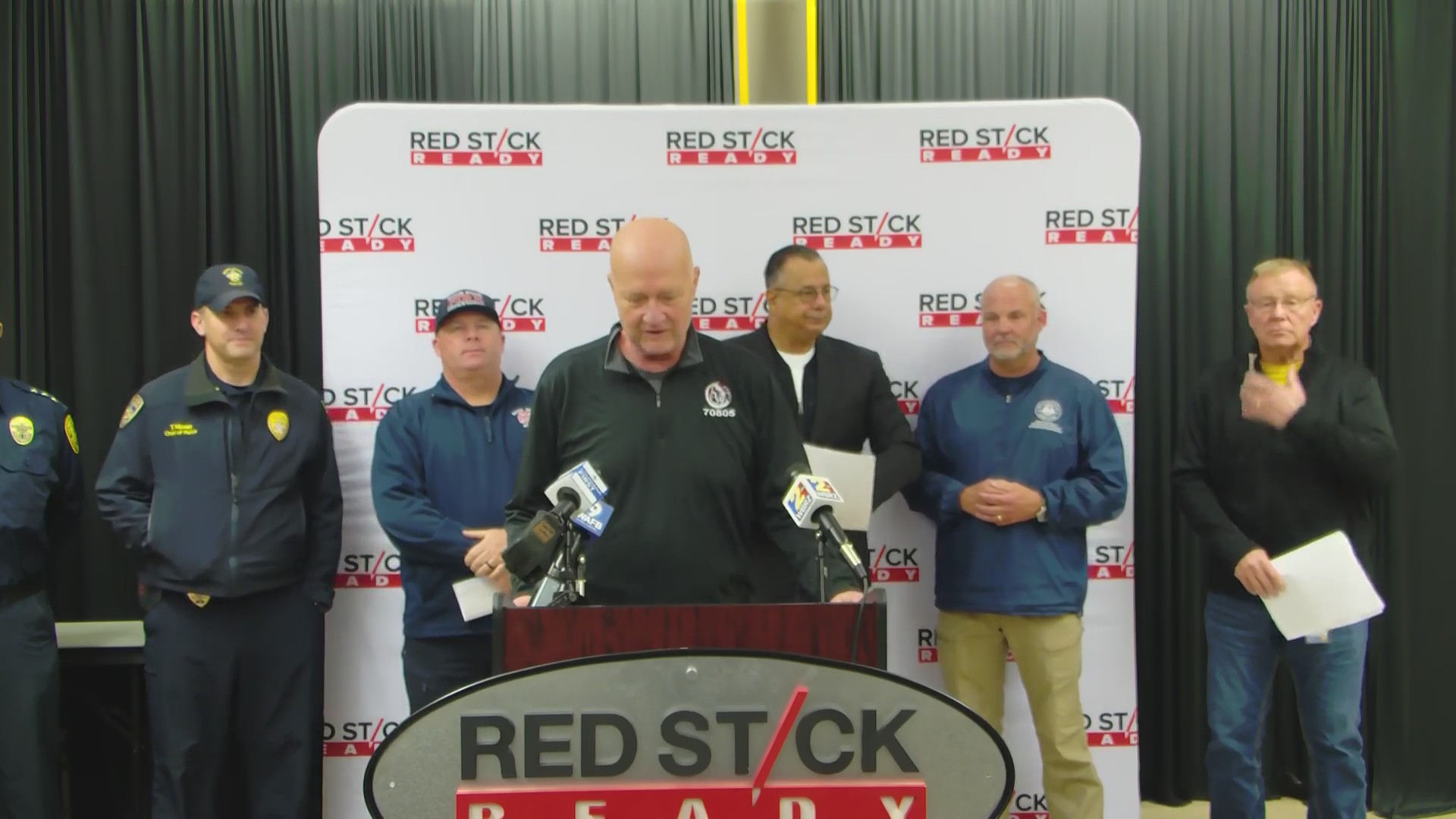 Mayor-President Sid Edwards gives update after snow in Baton Rouge