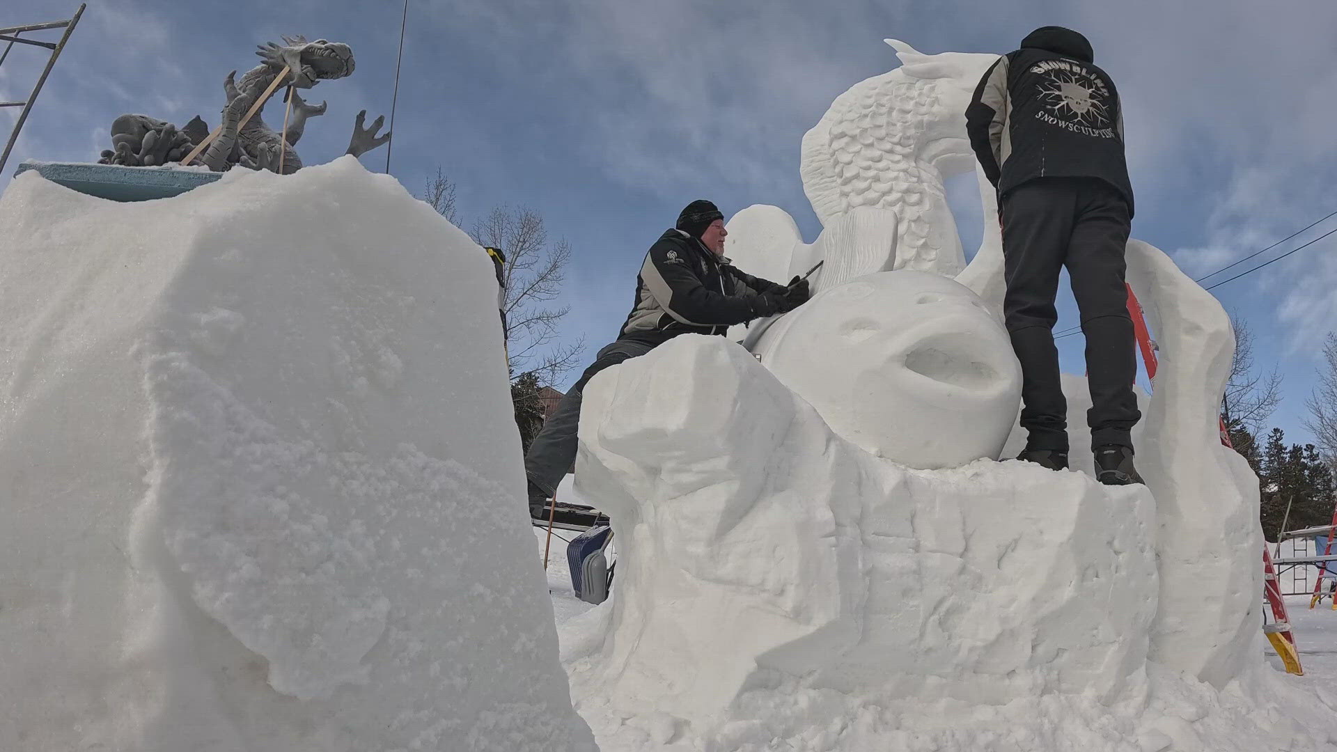 International Snow Sculpture Championships underway in Breckenridge