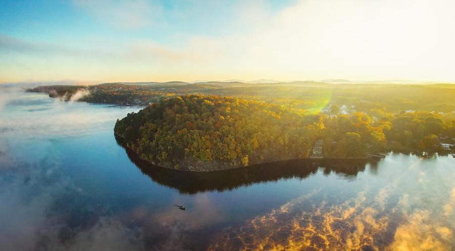 The plan for Snake Hill on Saratoga Lake