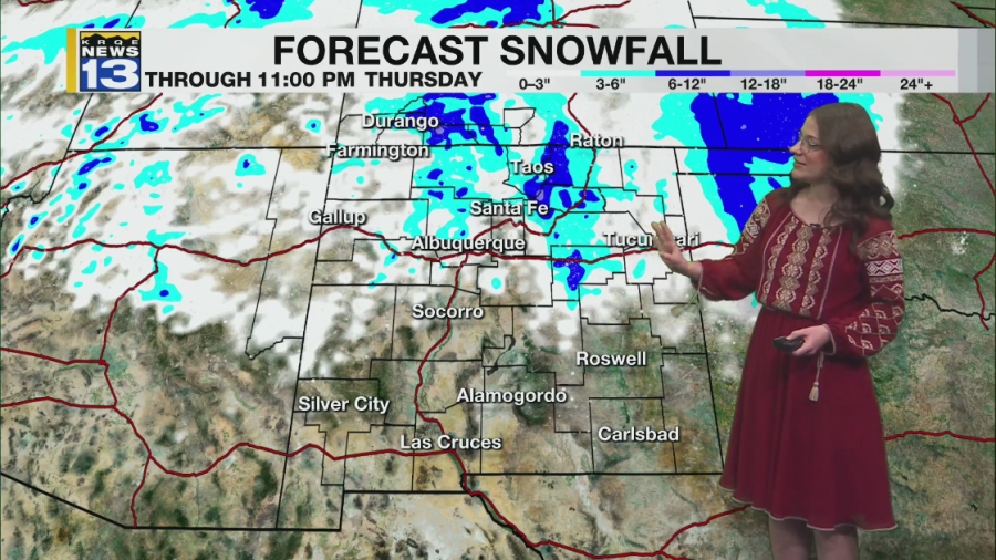 Temperatures warming and snow on the way