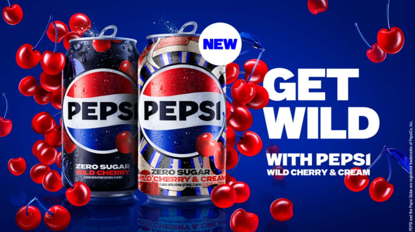 Pepsi Introduces New Permanent Flavor: Wild Cherry & Cream
