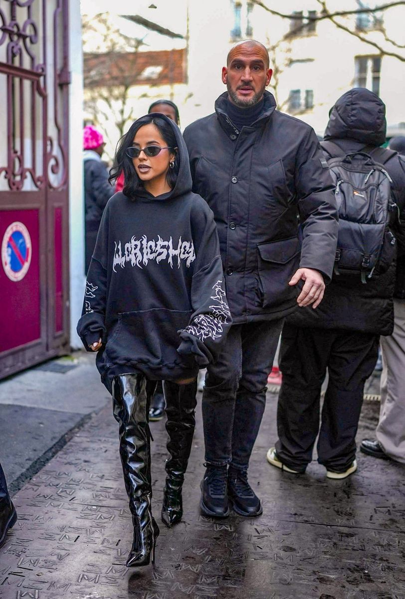 Becky G's bold look at the 032C fashion show: Parisian street style ...