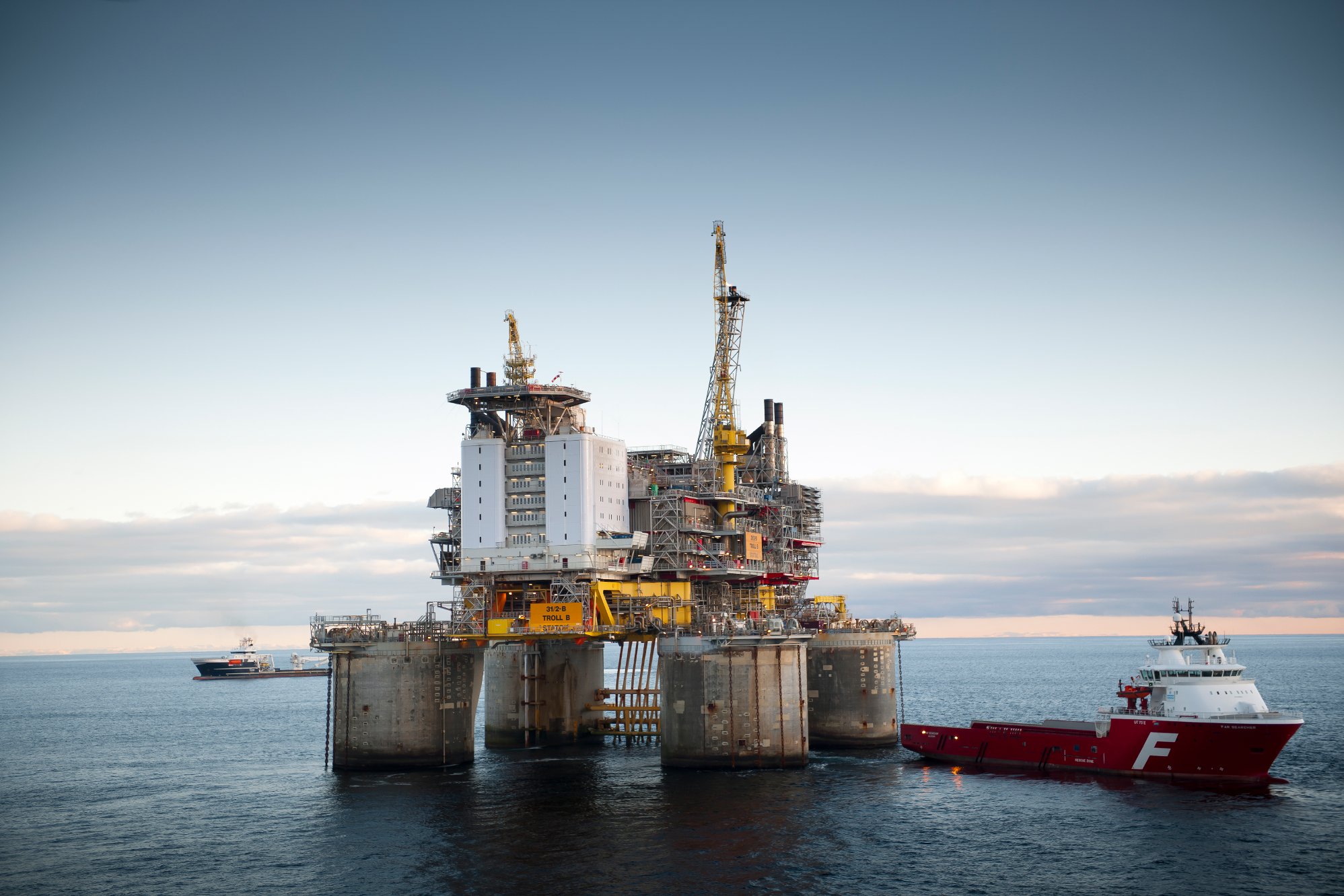 Produksjonen på oljeplattform stanses på grunn av ekstremværet Éowyn