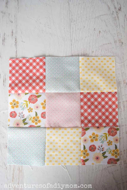 9 Patch Quilt Block Tutorial