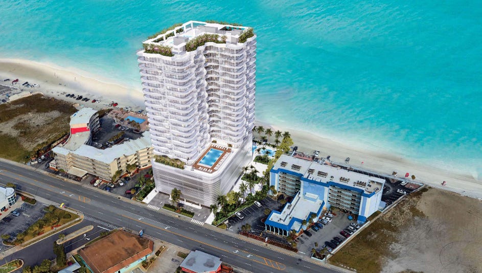 South Florida developer seeks rezone for oceanfront high-rise hotel ...
