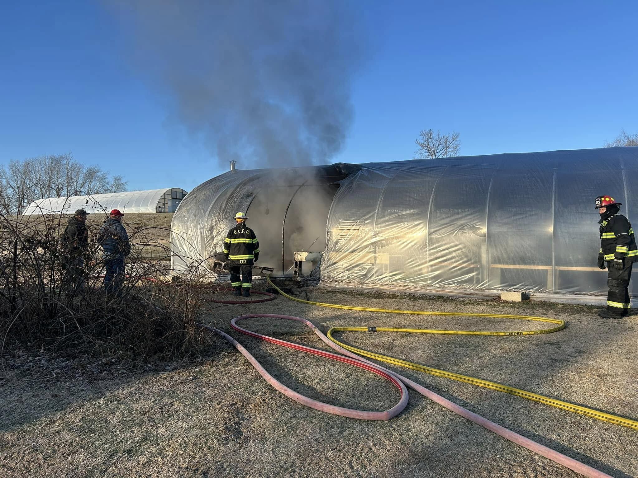 Plants damaged after fire breaks out inside Daviess Co. greenhouse
