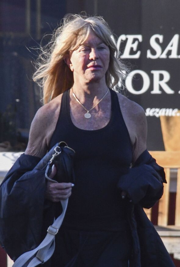 Goldie Hawn steps out make-up free in LA ahead of 80th birthday