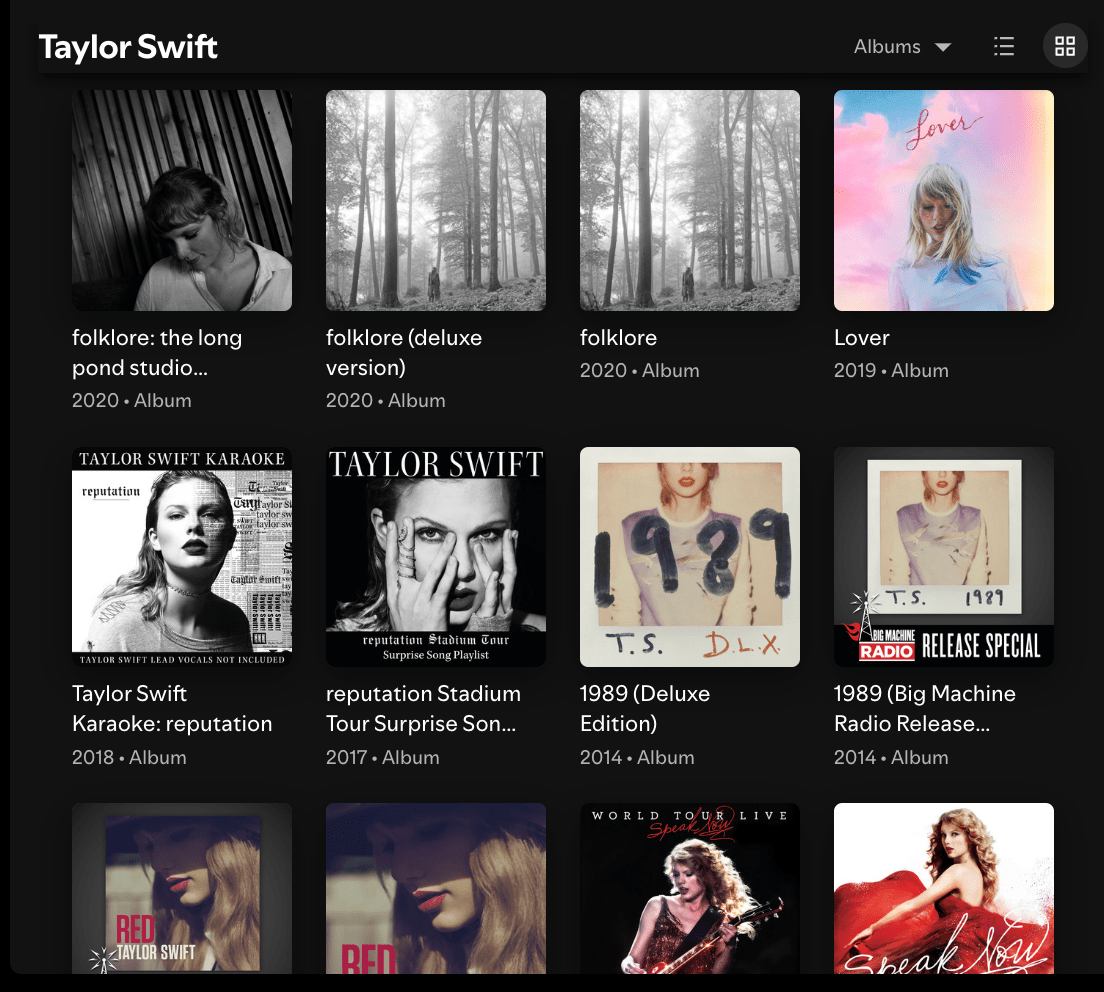 Swifties spiral after Taylor Swift’s ‘Reputation’ and debut albums were ...