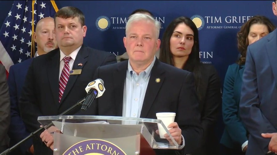 Arkansas Attorney General Tim Griffin announces state-wide human ...