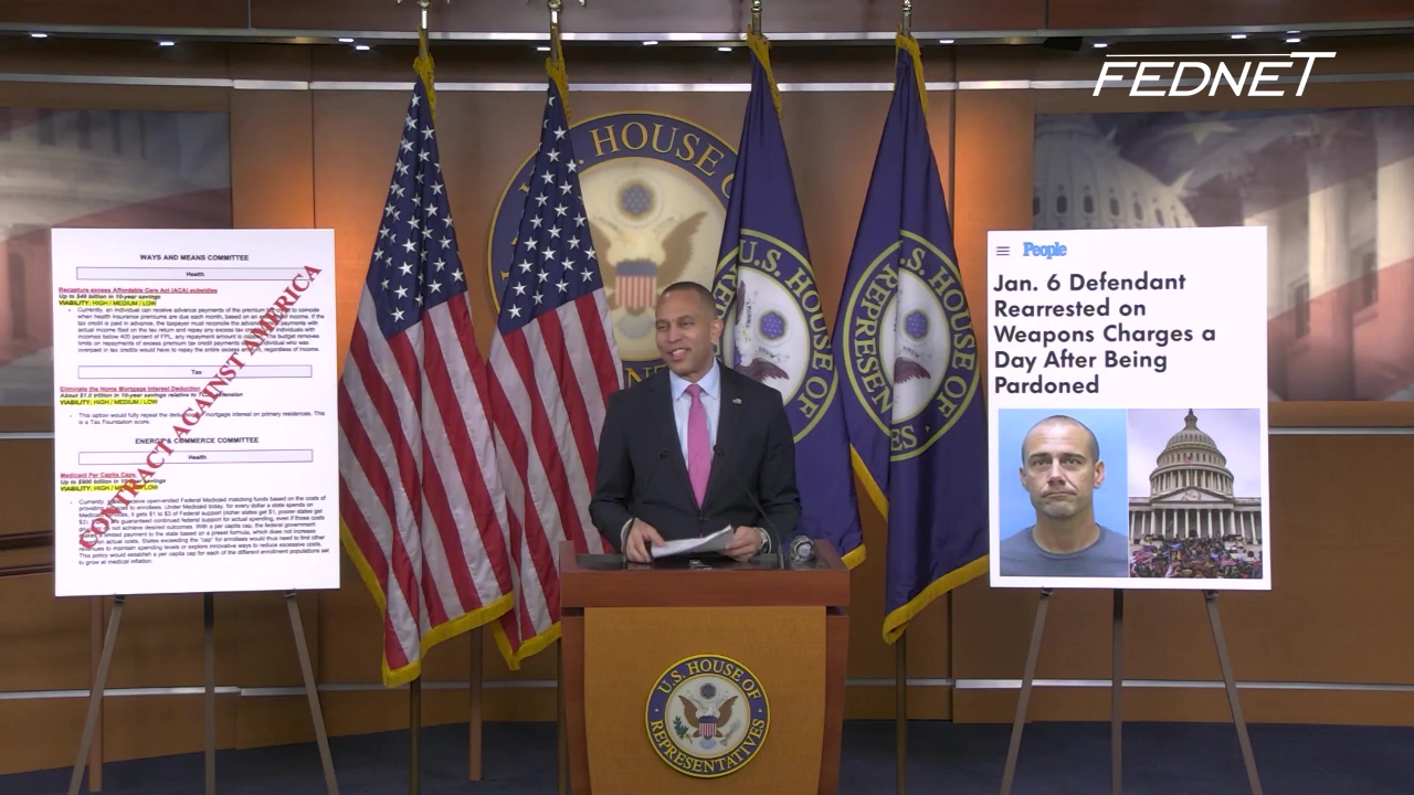 Congressman Jeffries opens attack on Republican draft budget cuts days ...