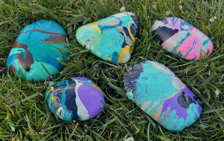 DIY Marbled Rocks: Create Gorgeous Swirled Designs
