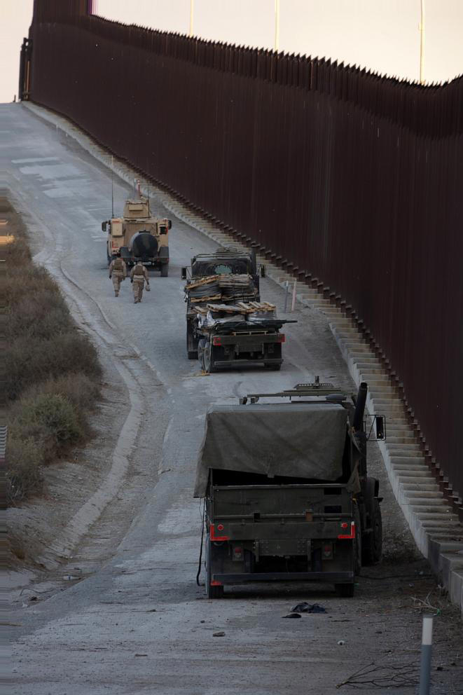 US military's mission on border moving quickly