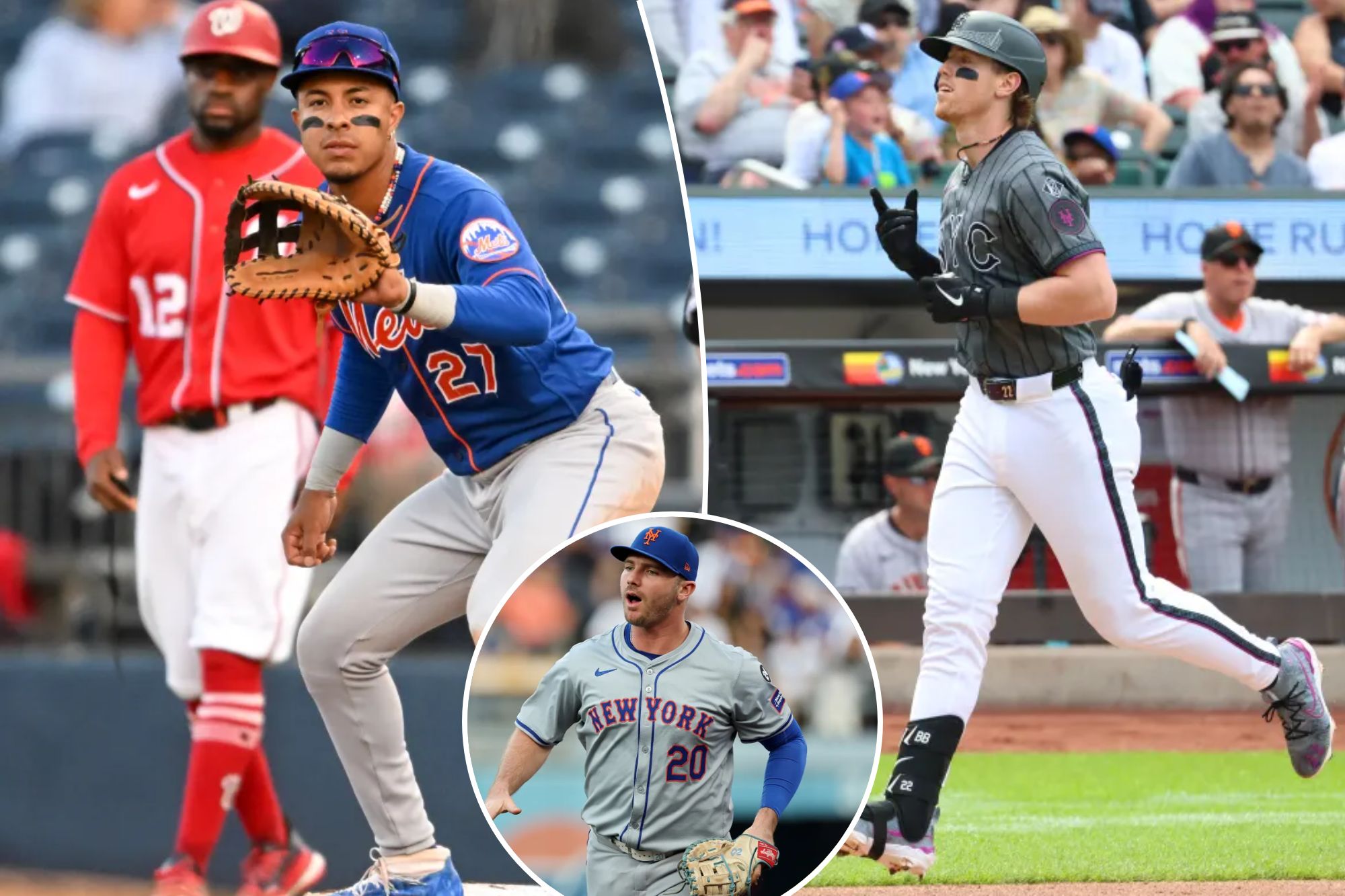 Mets told Mark Vientos, Brett Baty to work out at first base in telling ...