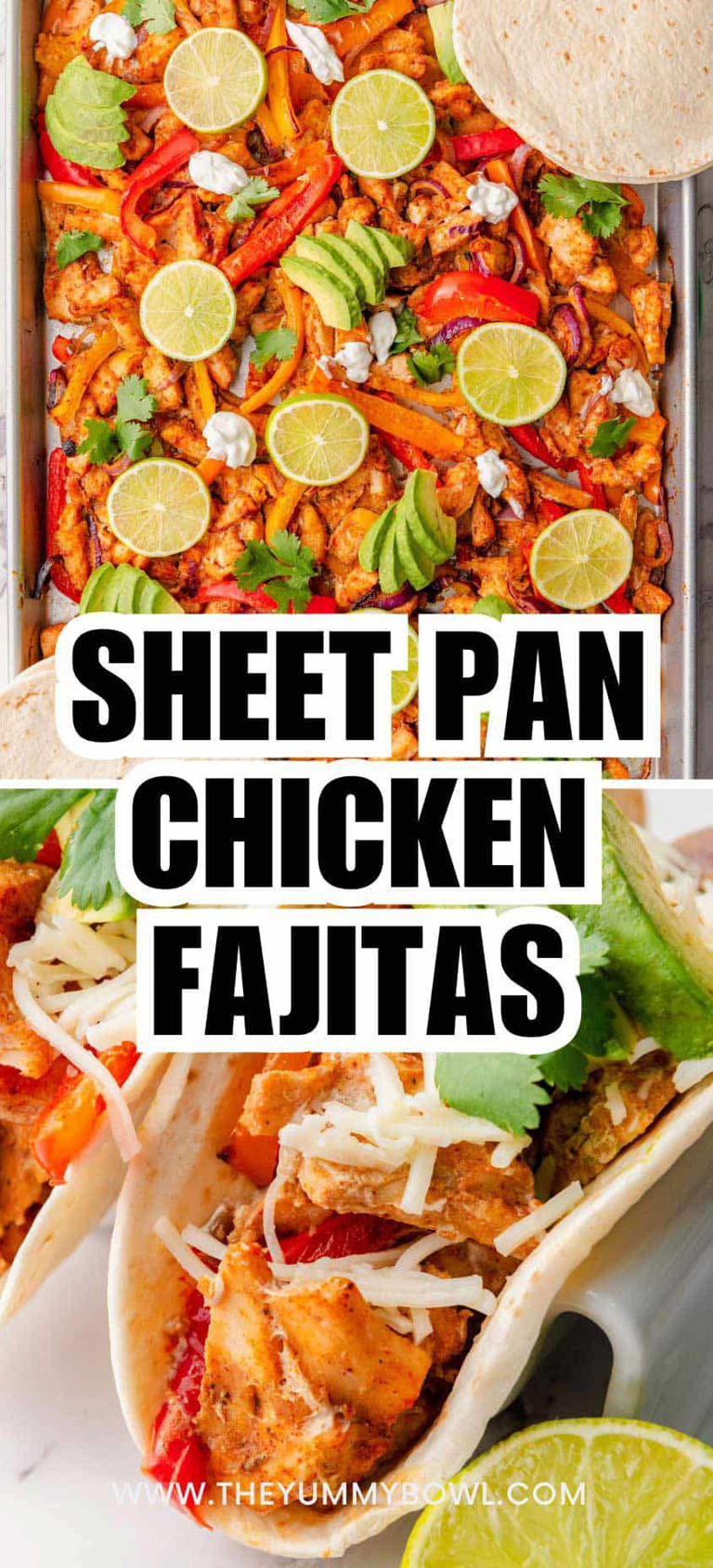Sheet Pan Chicken Fajitas