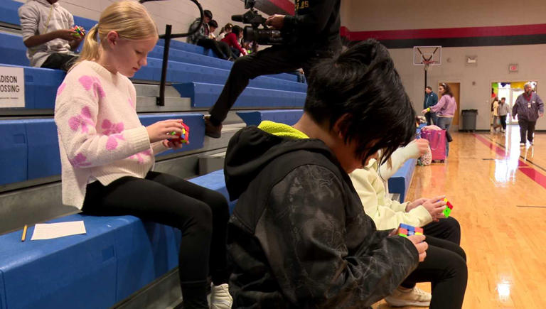 Madison students compete in Rubik's Cube contest