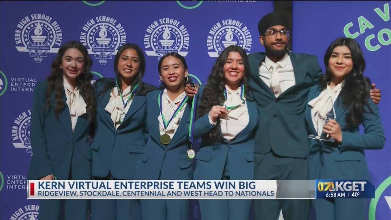 Kern Virtual Enterprise Team wins big