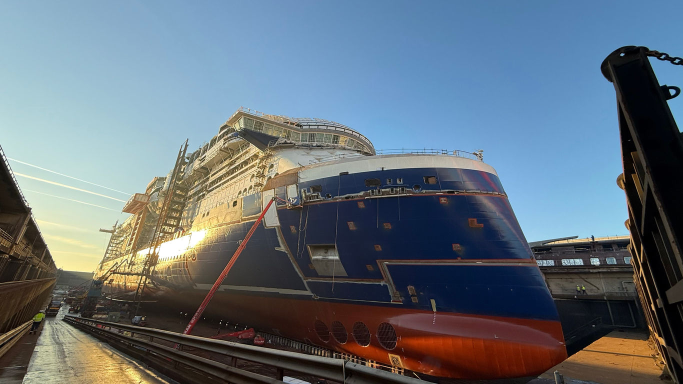 Celebrity Cruises’ Xcel Ship Achieves Construction Milestone