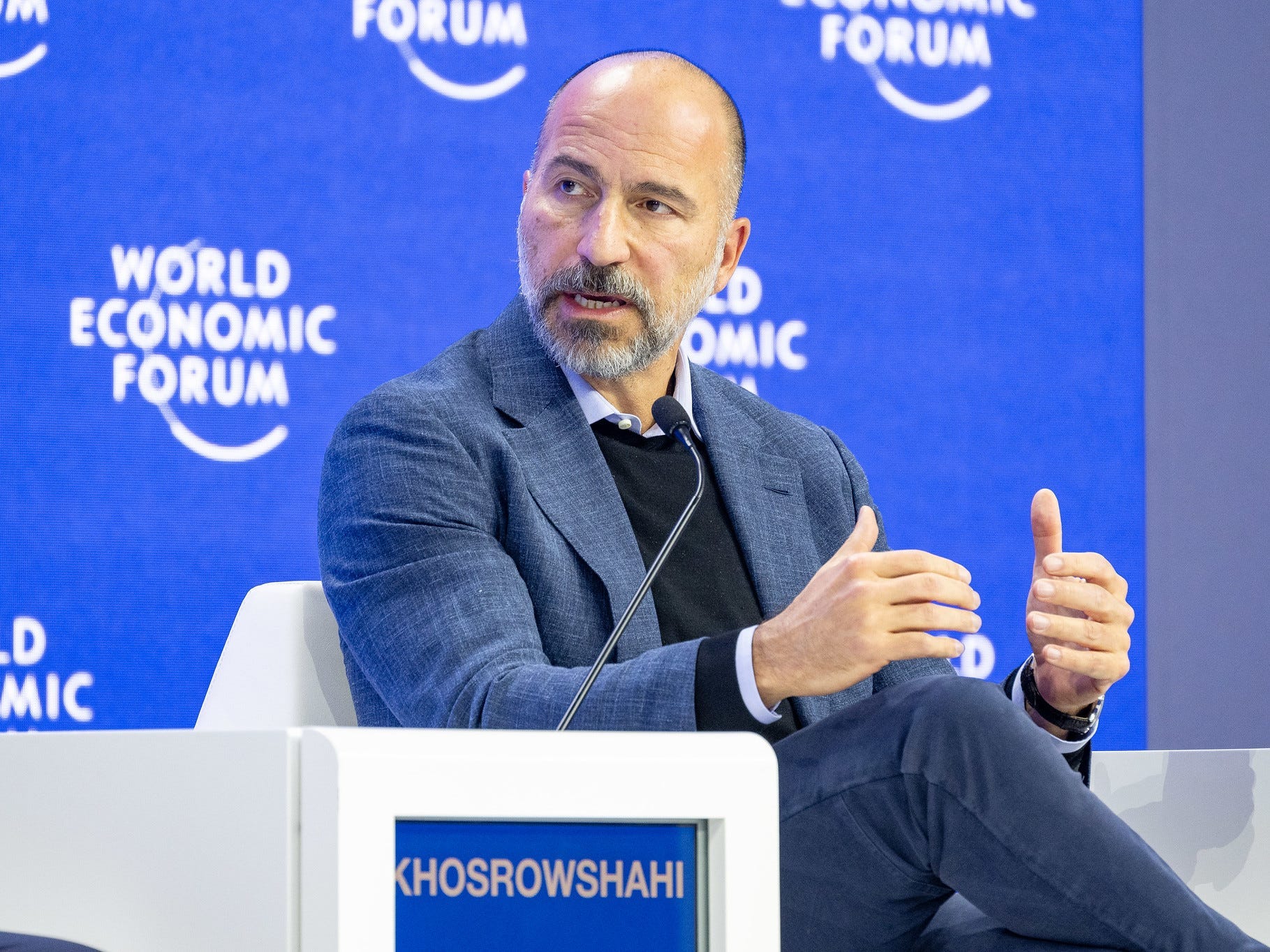 Uber CEO addresses the elephant in the room: What happens to human Uber ...