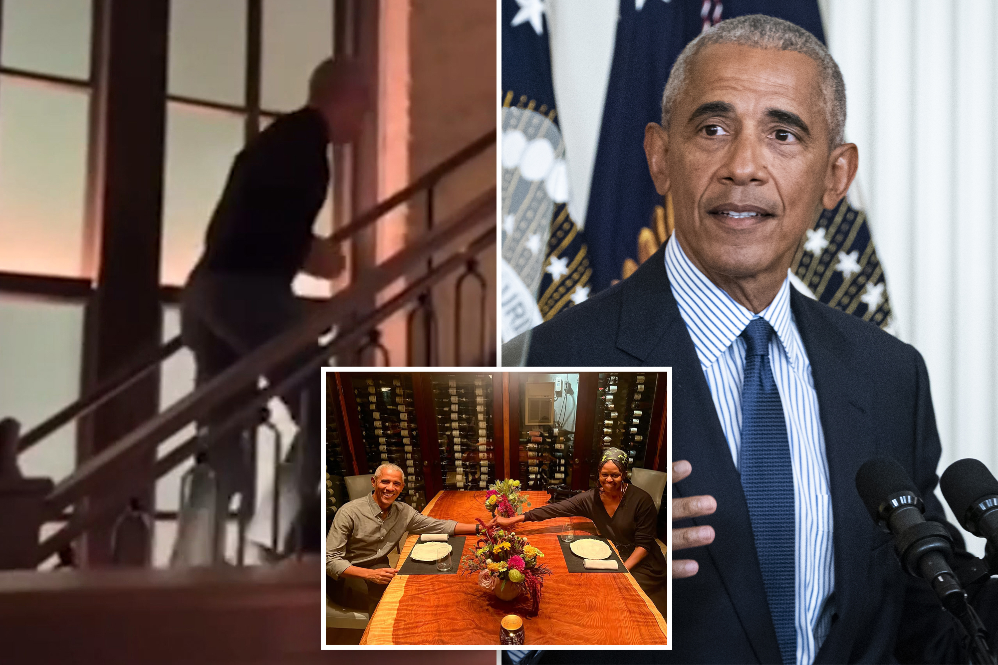 Former President Barack Obama cheered while dining alone at DC ...