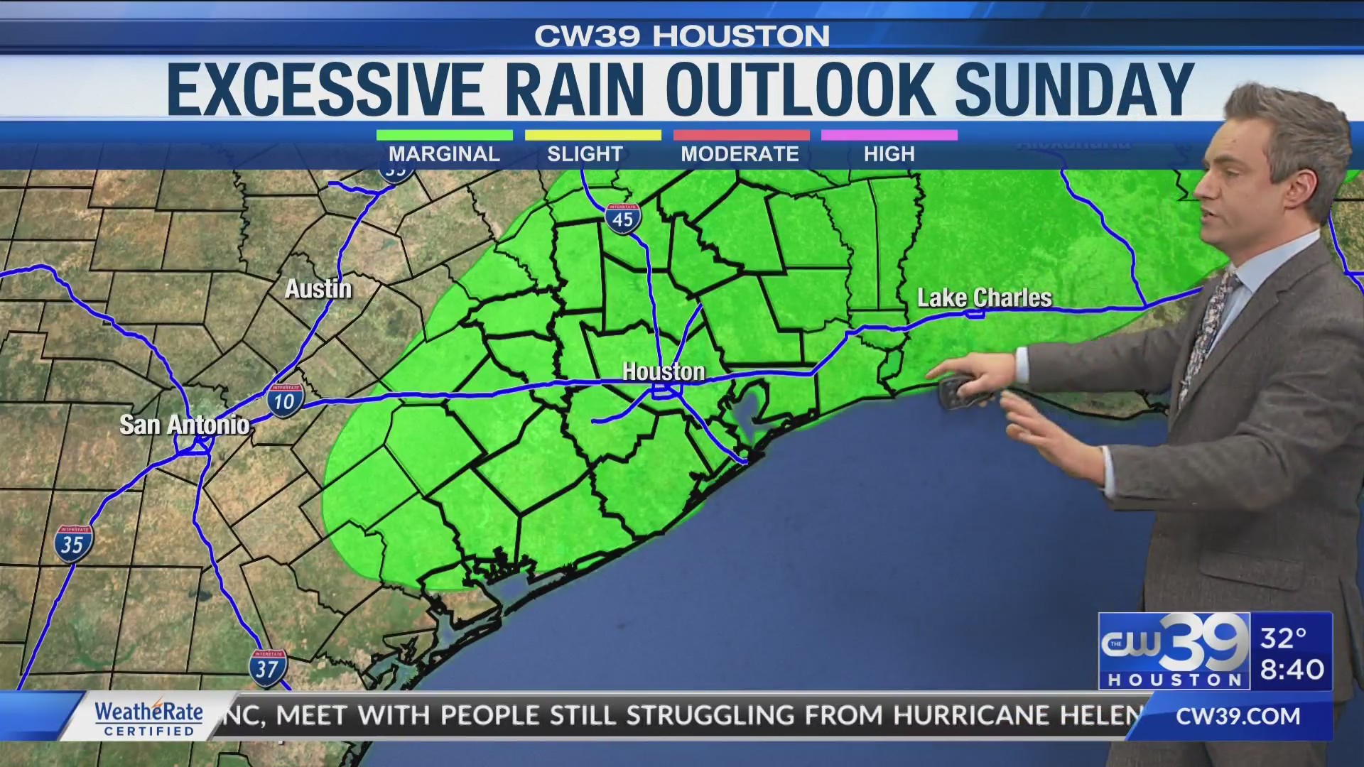 Excessive rain outlook for Sunday with Flash Flooding possible in ...