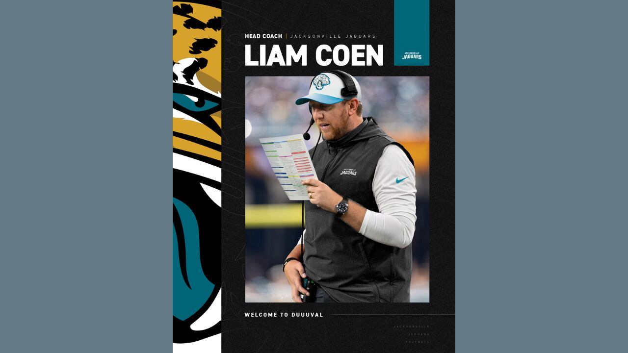 Liam Coen officially announced as the Jacksonville Jaguars’ new head coach