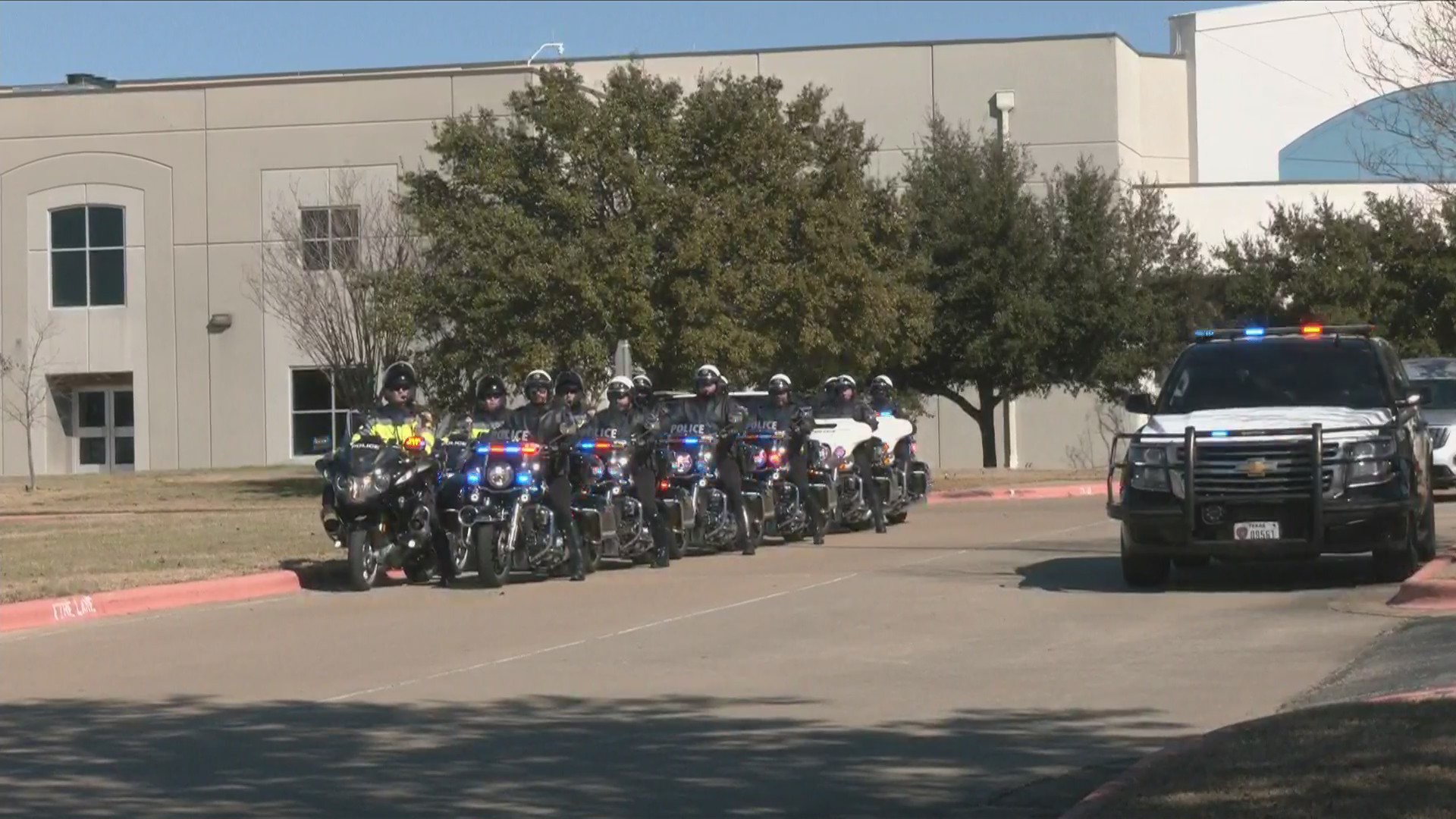 Sgt. Butler procession leaves College Station for Navasota