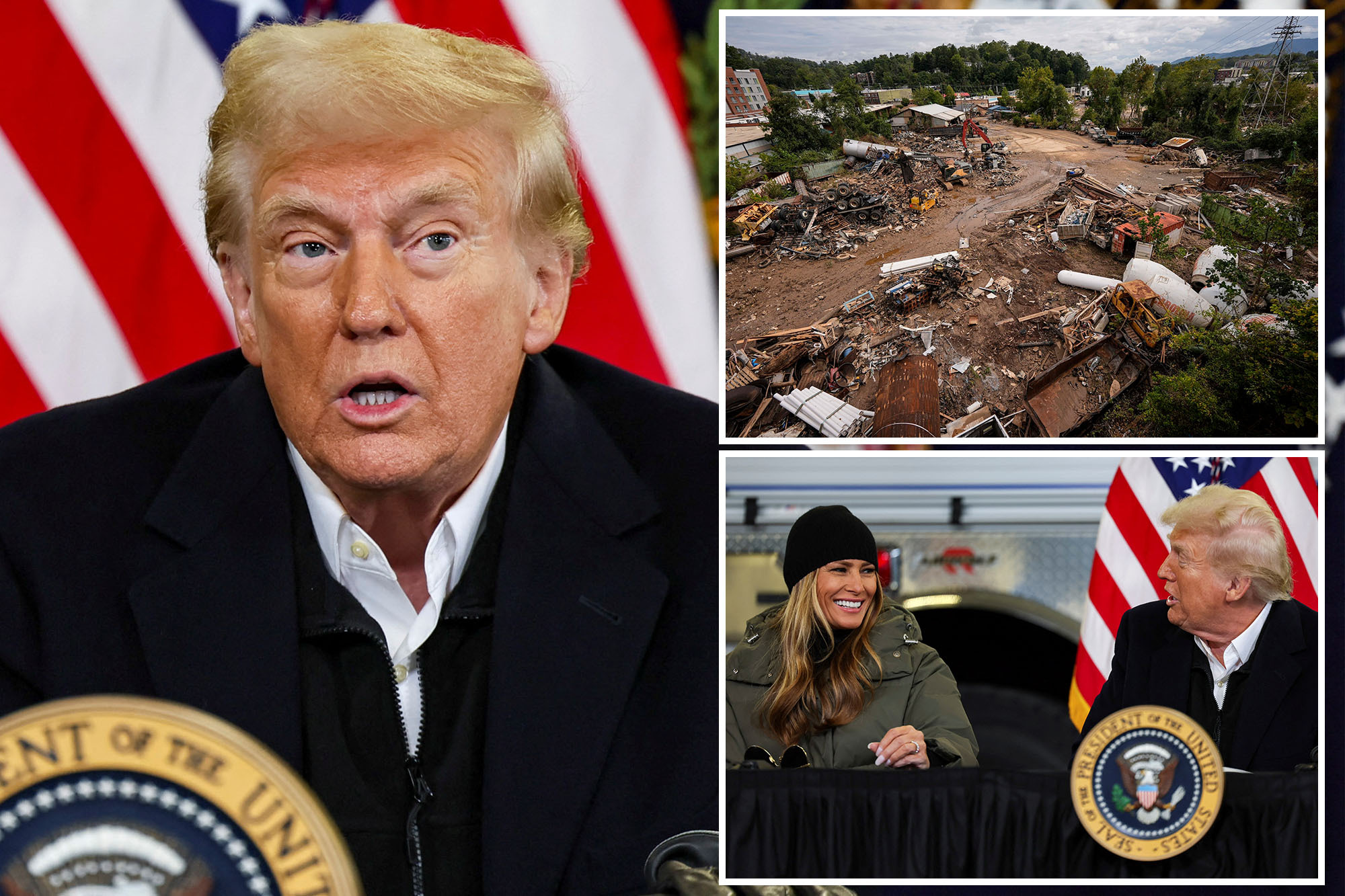 Trump may be ‘getting rid of FEMA,’ president says in visit to ...