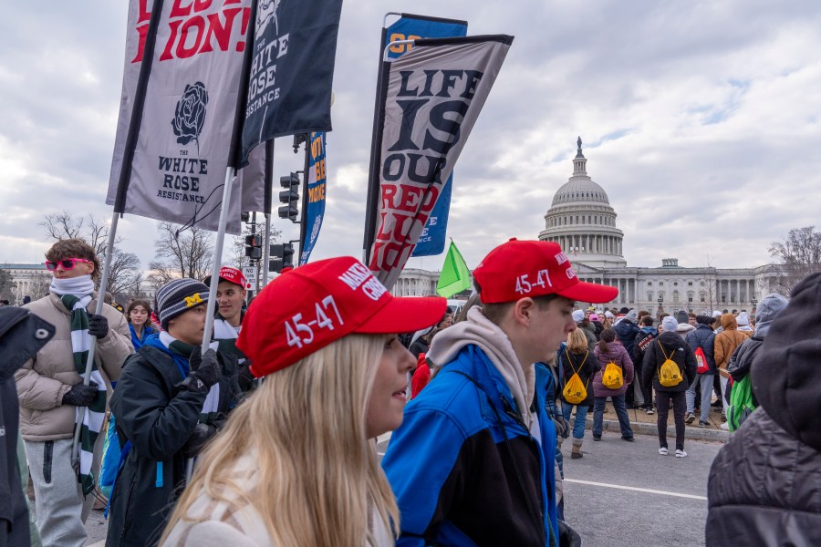 Thousands gather for the annual March for Life rally