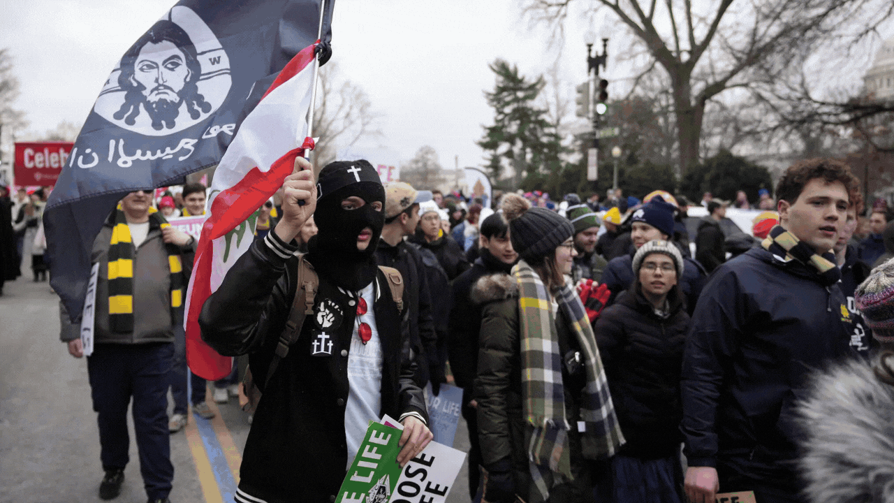 'March for life': Donald Trump, masked neo-Nazis, and thousands unite ...