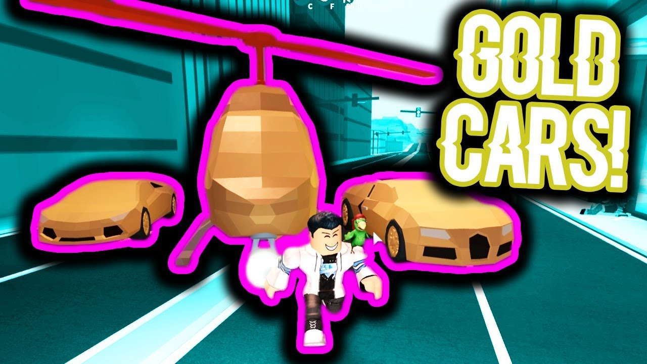 DRIVING ROBLOX JAILBREAK'S MOST EXPENSIVE VEHICLES!! (SOLID GOLD CARS)