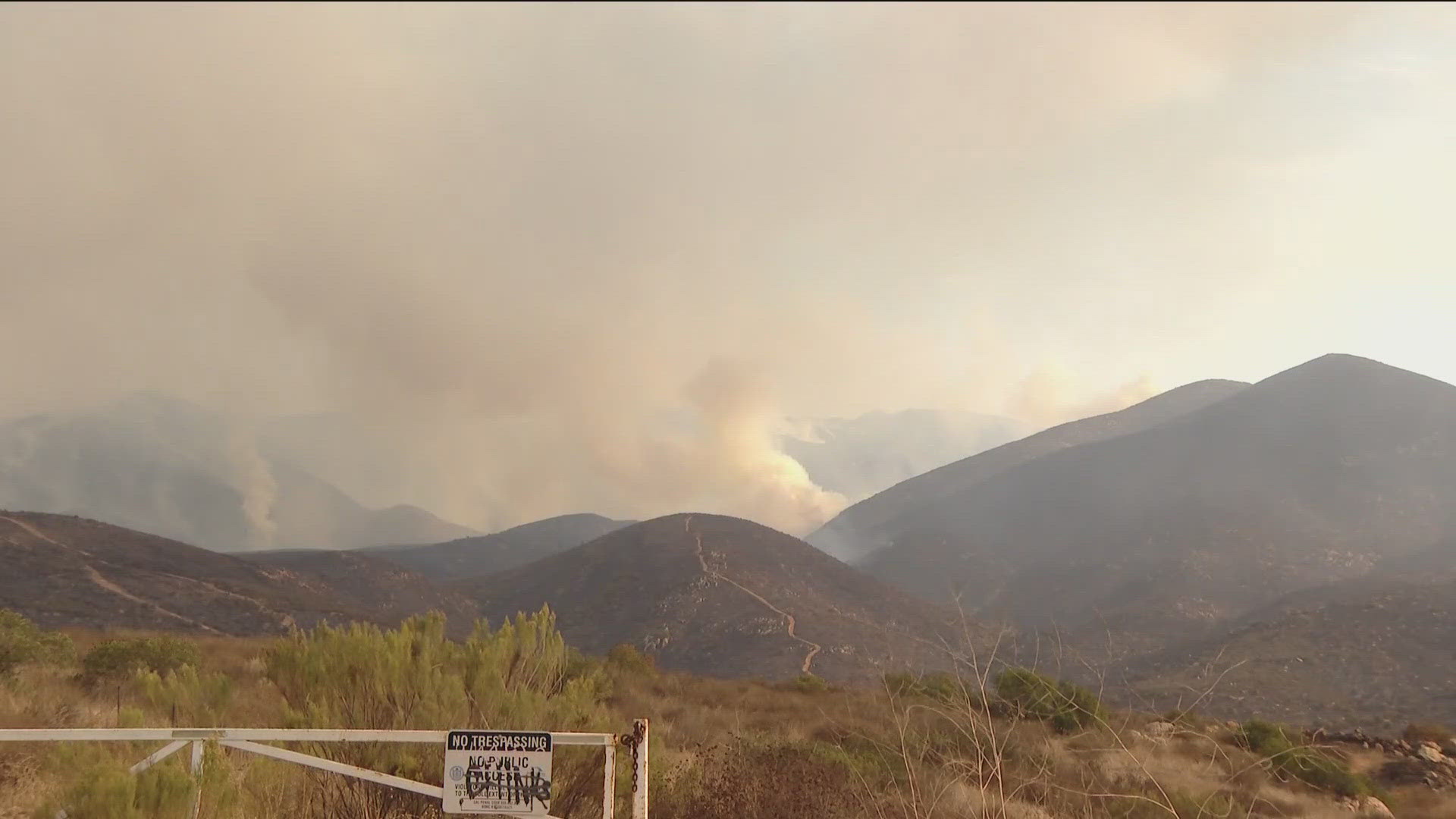 Border 2 Fire update 5 p.m. | Evacuation orders spread east in San ...