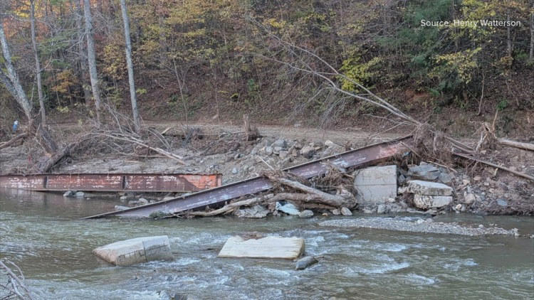 2 friends raise $70K to rebuild bridge for elderly couple in Avery County