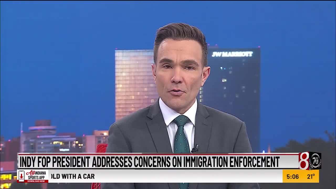 Indy FOP president addresses concerns on immigration enforcement/ICE not allowed on IPS grounds ...