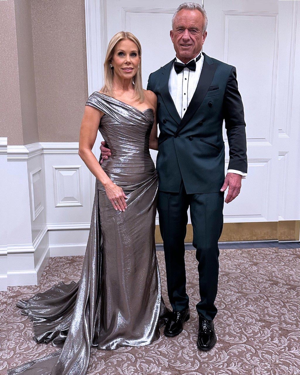 Cheryl Hines' Wedding Dress Designer Created Her Glam Inauguration Gowns